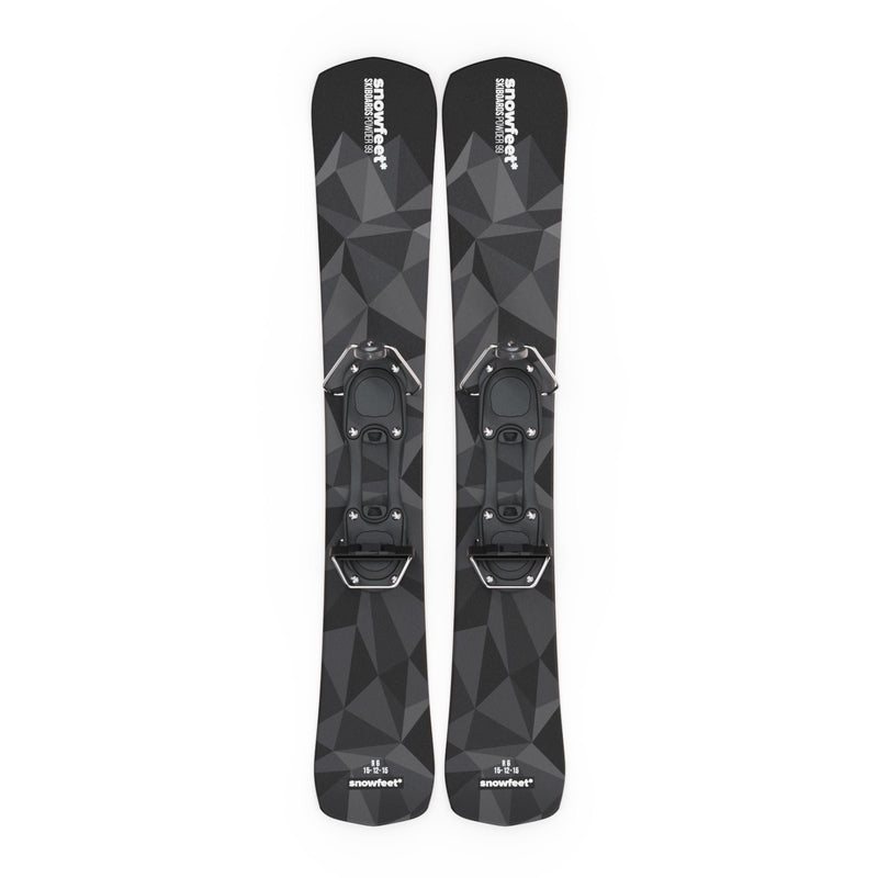 Snowfeet* POWDER Skiblades | 99 CM | Skiboards Snowblades Short Skis