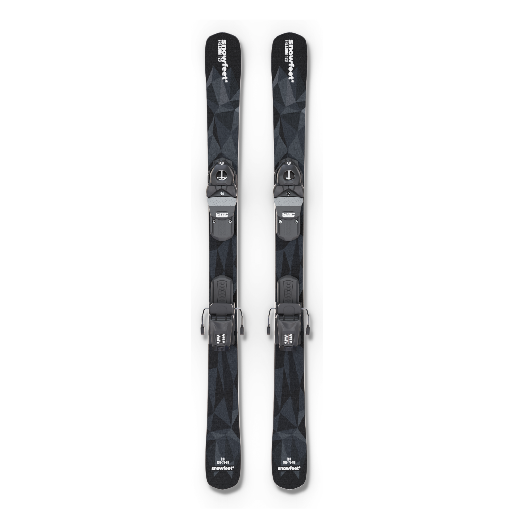 Skiboards Short Skis by Snowfeet* - 120 cm |Skiblades, Snowblades Skis